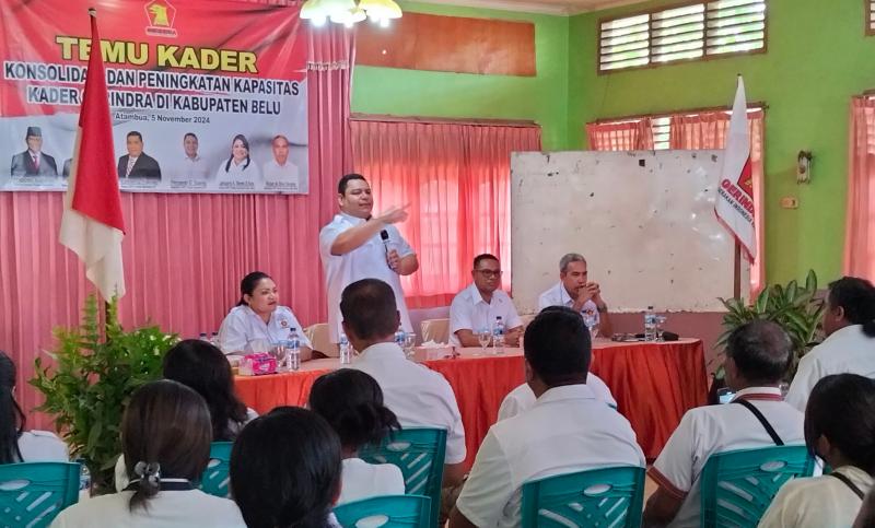 Konsolidasi Internal, Nando Soares Tegaskan Kader Gerindra Belu Solid ... Konsolidasi Internal, Nando Soares Tegaskan Kader Gerindra Belu Solid ...